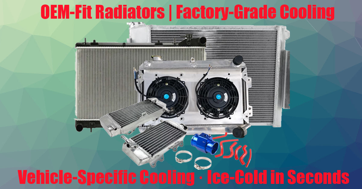 OEM-Fit Radiators | Vehicle-Specific Cooling – CHRRACING